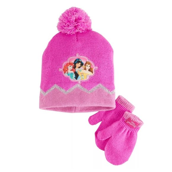 Disney | Accessories | Disney Princess Hat Mitten Set | Poshmark